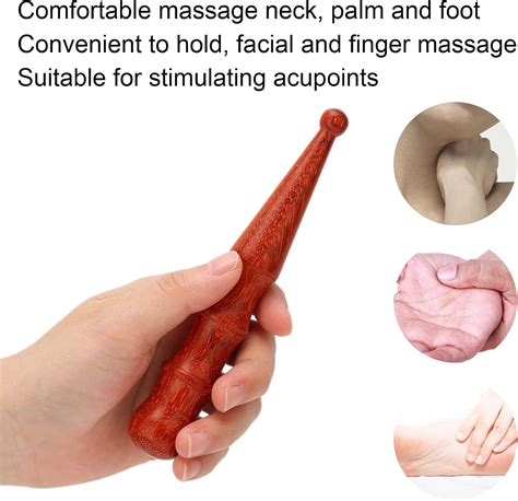 Foot Hand Massage Wooden Stick Traditional Reflexology Tool For Body