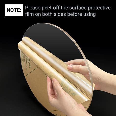 2 Pieces 14 Round Plexiglass Sheet 12 Inch Diameter