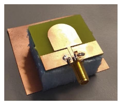 Simulated Reflector Backed Antenna Model A Front And B Side C