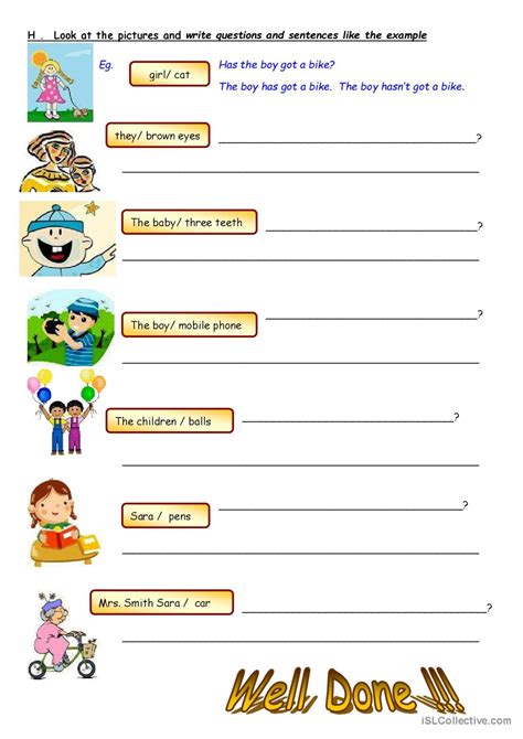 Have Got English Esl Worksheets Pdf Doc