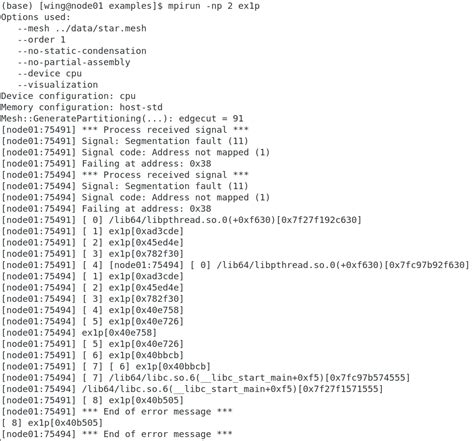 Parallel Runing The Examples Wrong · Issue 3197 · Mfemmfem · Github