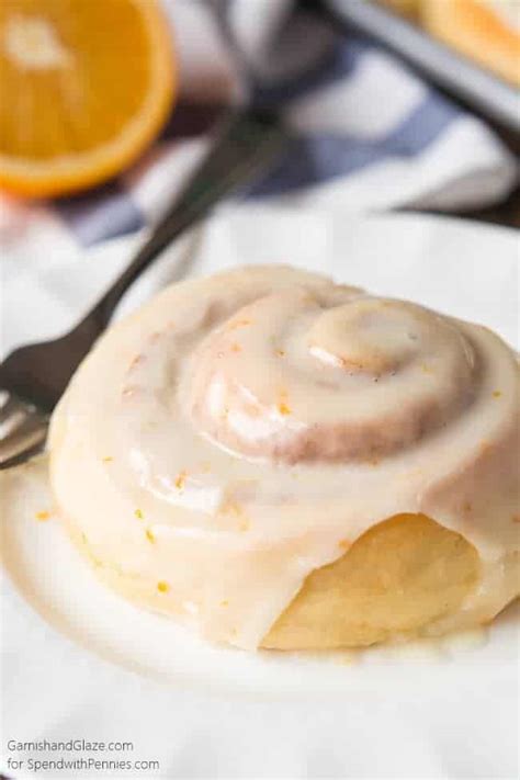 Orange Cinnamon Rolls Spend With Pennies