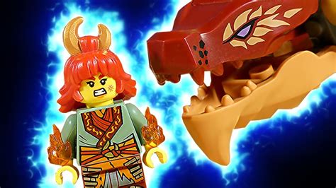 Lego Ninjago Wyldfyre And Heatwave Dragons Rising Compilation Youtube