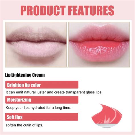 Pink Lip Cream Lip Brightening Cream Mosturizing And Softening Cream