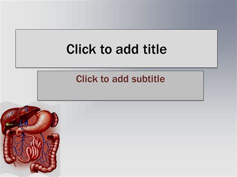 Gastroenterology Powerpoint Template Free Printable Templates