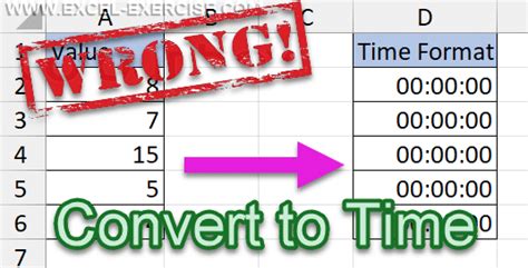 Time Format In Excel To Avoid Mistakes