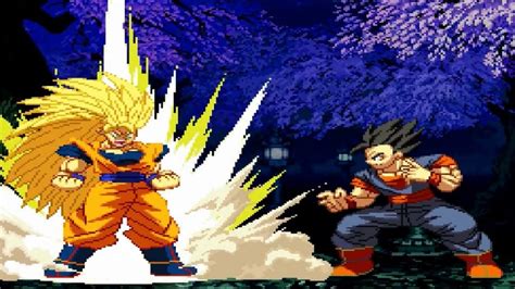 Super Saiyan 3 Goku Vs Gohan Hd [60fps] Youtube
