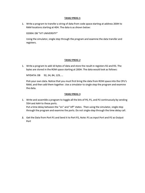 Microprocessors And Microcontrollers Lab Qp 2 Pdf