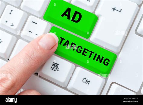 Text Caption Presenting Ad Targeting Word Written On Target The Most