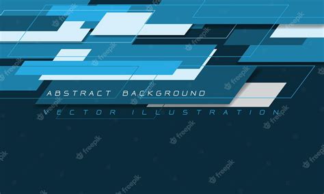 Premium Vector Abstract Blue Geometric Overlap Blank Space Design Modern Futuristic Technology