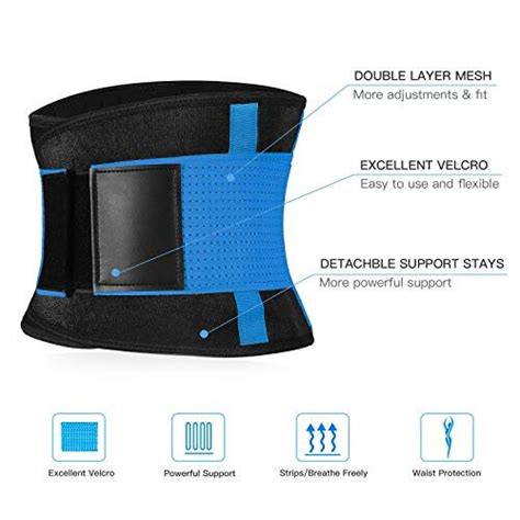 Sz Climax Lower Back Brace Pain Relief Double Pull Neoprene Lumbar