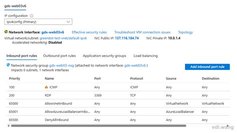 how to add a public ipv6 address to azure vm edi wang