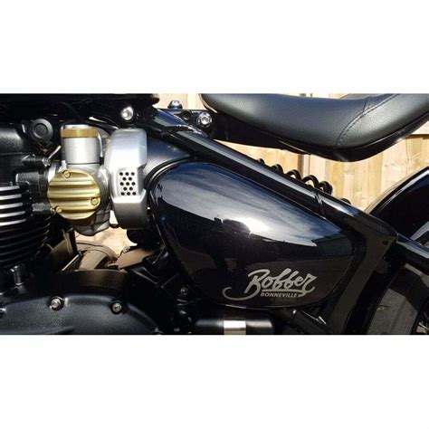 Motone Brass Tps Carb Throttle Body Cover X2 Triumph Bonneville Thruxt