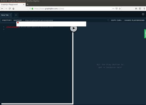 Error Messages In The Graphql Editor Are Not