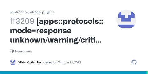 Apps Protocols Plugin Mode Response Unknown Warning Critical Status Doesn T Work