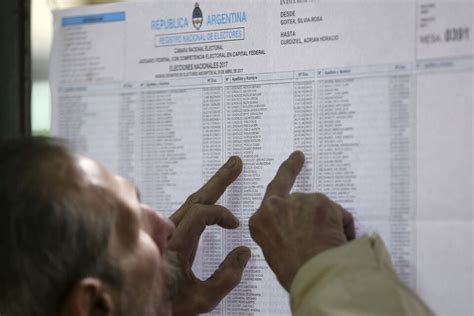 Paso 2023 Consultá El Padrón Electoral 25 Se Informa