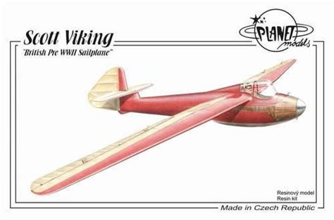 148 Planet Models Scott Viking British Pre Wwii Sailplane 148