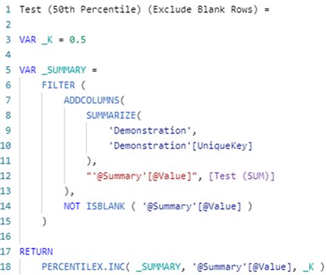 Calculate Mean Median Mode And Percentile For A Measure In Power BI Magnetism Solutions NZ
