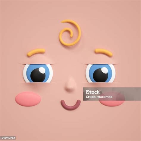 3d 렌더링 귀여운 얼굴 아이콘 베이비 샤워 흥분 행복 놀 유아 유아 감정적인 표정 Emoji 아이콘 만화 캐릭터 감정에 대한