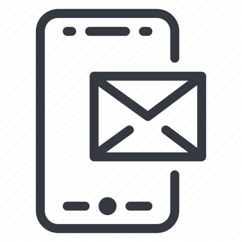 Mobile Phone Smartphone Device App Message Email Icon Download On Iconfinder