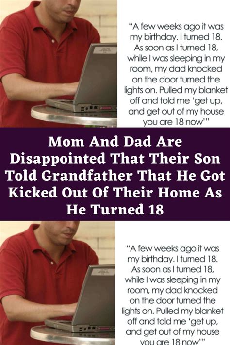 Mom And Dad Are Disappointed That Their Son Told Grandfather That He