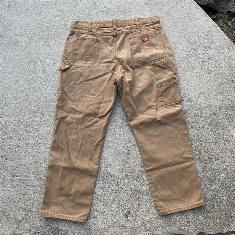 Vintage Dickies Carpenter Work Pants Tan Size Depop