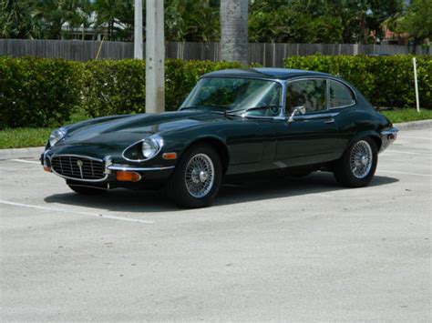 1971 Jaguar Xke V 12 22 Series Iii Coupe British Racing Green Ac Auto