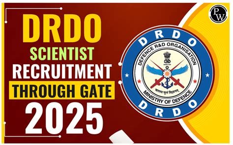 Drdo Scientist Recruitment Through Gate 2025 Out