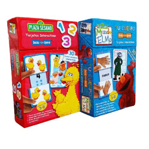 Tarjetas Interactivas Desliza Y Aprende123 Y Tu Cuerpo Plaza Sesamo