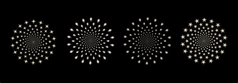 Premium Vector Set Fibonacci Gradient Blurred Ratio Spiral Vector Pattern