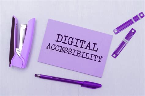 Sign Displaying Digital Accessibility Business Showcase Electronic