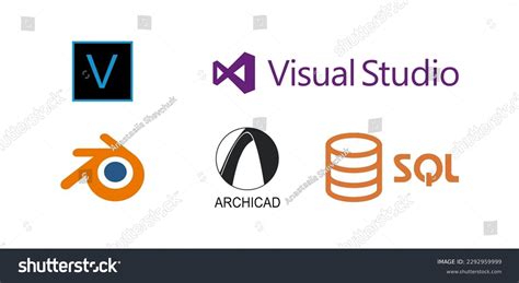Sony Vegas Pro Visual Studio Blender Stock Vector Royalty Free Shutterstock