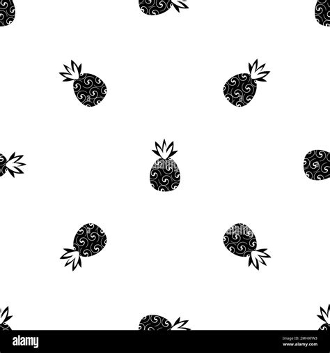Logo Pineapple Pattern Seamless Vector Stock Vector Image And Art Alamy