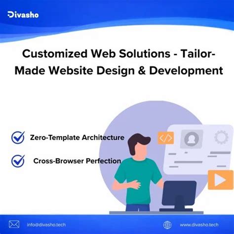 Customized Web Solutions Tailor Made Website Design Development Service