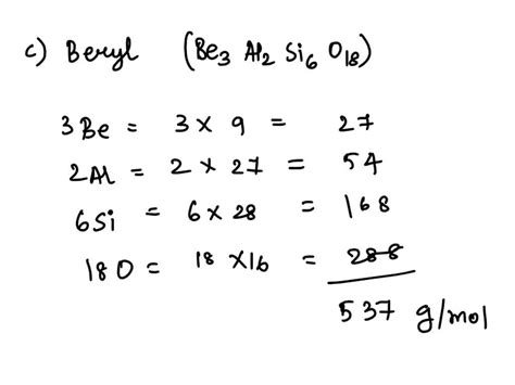 Solved Calculate The Empirical Or Molecular Formula Mass And The Molar