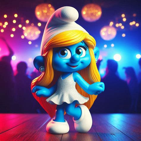 Smurf Smurfette Girls Dancing In A Nightclub F By 228174ma On Deviantart