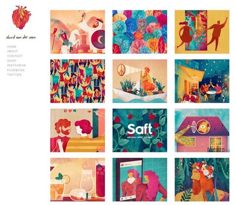 16 Illustration Portfolios To Check Out Examples Of Great Design