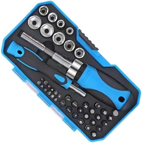 Amazon 68 Piece MECHMAX Ratcheting Screwdriver Bits Socket Set