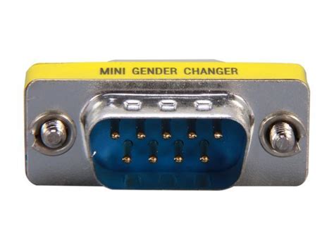 StarTech Com GC SM Slimline Serial DB Gender Changer M M Newegg Com