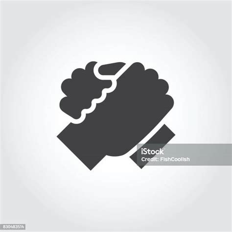 兩人在平面樣式圖示的握手兄弟般的支援會議armwrestling團隊概念的簡單圖示向量圖形及更多力量圖片 力量 圖示 一起 Istock