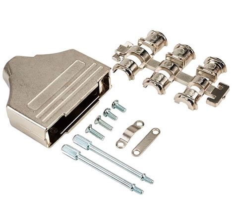 Mhdm25 K Mh Connectors Mh Connectors Mhdm Series Zinc D Sub Backshell 25 Way Strain Relief