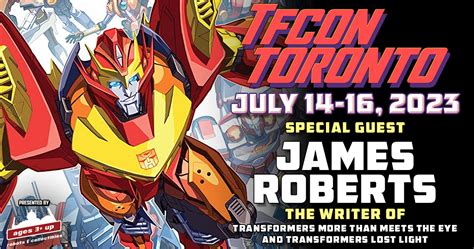 Transformers Writer James Roberts To Attend TFcon Toronto 2023