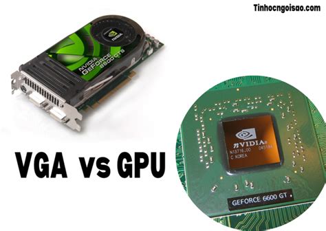 Khái Niệm Card đồ Họa Vga Và Gpu Vga Và Gpu Khác Nhau Như Thế Nào