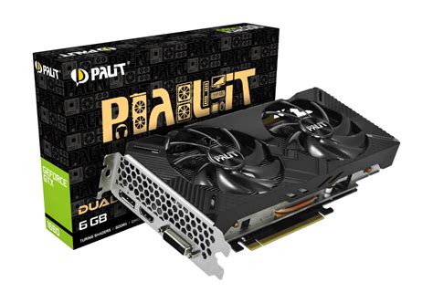 Palit GTX 1660 Dual Fan 6GB - Static
