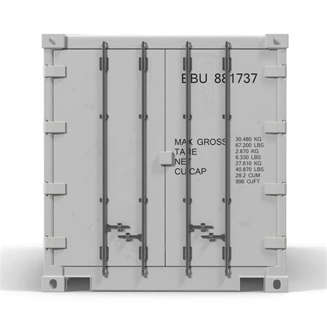 Iso 냉장 컨테이너 3d 모델 39 Max Obj Lxo Ma Fbx Blend 3ds C4d Free3d
