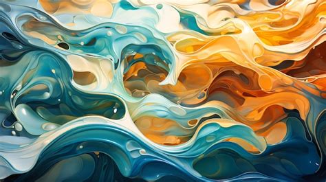 Premium Ai Image Explore The Abstract Flows Of Fluid Dynamics