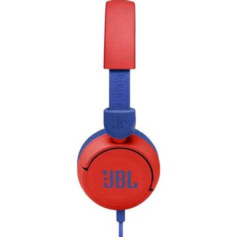 JBL JR310 dětská náhlavní sluchátka modrá/červená | iWant.cz