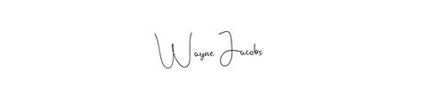 70 Wayne Jacobs Name Signature Style Ideas Fine Electronic Sign