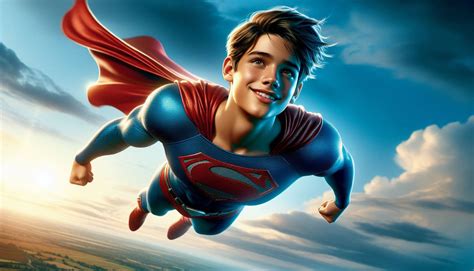 Superboy Flying 115 By Scriptboy On Deviantart