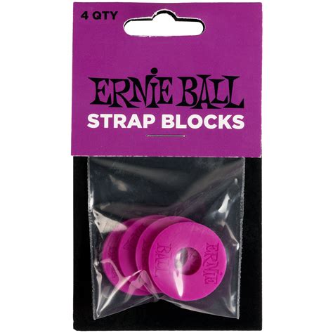 Ernie Ball Eb5618 Strap Blocks Lila Endpin